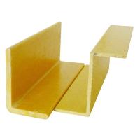 China FRP Fiberglass Pultruded Z Beam Profile 30x15mm Lightweight Sturdy Corner Connection for sale