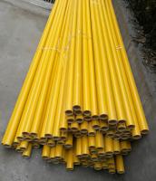 China Customized Pultruded FRP Fence Pole Fiberglass Tube 0.5m to 11.6m Length for sale