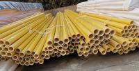 China Chemical Resistant GRP FRP Pultrusion Tube Fiberglass Plastic Pole 1m to 11.6m Length for sale
