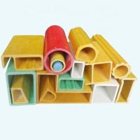 China FRP Fiberglass Pultruded Profiles Round Tube 114x6.4mm Custom Colors Durable for sale