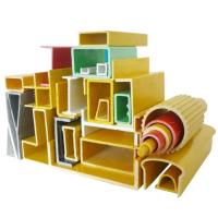 China FRP Fiberglass Pultruded Profiles Round Tube 114x6.4mm Custom Colors Durable for sale