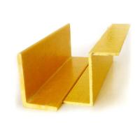 China Smooth Surface Thermal Insulated GFRP FRP Composite Z Girt for Curtain Wall 60x30x3mm for sale
