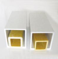 China FRP Fiberglass Square Tube Profile 19mm to 50mm Lightweight Corrosion Resistant for sale
