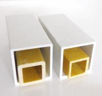 China FRP Fiberglass Square Tube Profile 19mm to 50mm Lightweight Corrosion Resistant for sale