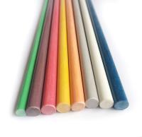 China Lightweight Pultruded Fiberglass Rod 6.9mm to 51mm UV Protection High Strength for sale