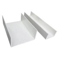 China FRP Channel Profile 50x32x5mm Corrosion Resistant Fiberglass Structural Support for Handrails for sale