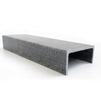 China Industrial FRP Plastic Channels 50x32x5mm Corrosion Resistant Structural Profiles for sale