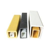 China FRP Rectangular Tube 50x30x4mm Fiberglass Reinforced Plastic Profile for Industrial Anti-Corrosion for sale