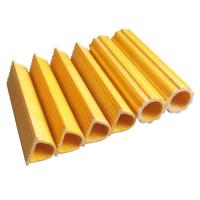 China Custom FRP Pultruded Tube 40x27x3mm High Load Capacity Gear and D-Type for Ladder Rungs for sale