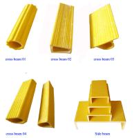 China Custom FRP Pultruded Tube 40x27x3mm High Load Capacity Gear and D-Type for Ladder Rungs for sale