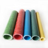 China FRP Pultruded Round Tube 18x11mm to 150x9.5mm Insulation Corrosion Resistant High Strength for sale