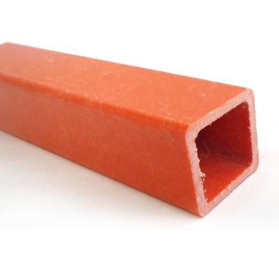 China Fiberglass Composite Square Box Profiles GFRP FRP Square Tube Pole 19x2.6mm to 50x4mm Length 1m to 11.6m for sale