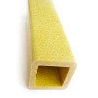 China Fiberglass Composite Square Box Profiles GFRP FRP Square Tube Pole 19x2.6mm to 50x4mm Length 1m to 11.6m for sale