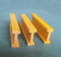 China FRP I Beam Profiles 25mm 38mm 50mm 110mm Structural Fiberglass Composite Bar for Industrial Use for sale