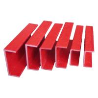 China Anti-corrosion High Strength Fiberglass C Channel Beam Profile 50x25x2.5mm Custom Colors for sale