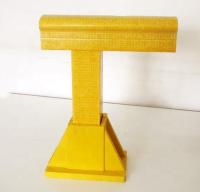 China Fiberglass U Channel Top Handrail 50mm Square Rail for Industrial Deck Railing for sale