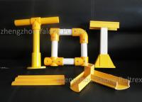 China Fiberglass U Channel Top Handrail 50mm Square Rail for Industrial Deck Railing for sale