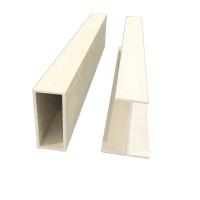 China Custom Color FRP Pultrusion Profiles High Strength Lightweight Rods Tubes I Beams 100x32mm for sale