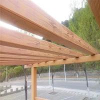 China Anti-Corrosion Wood Grain Fiberglass Composite Tube Profiles for FRP Pergola Structure 0.5m-11.6m for sale