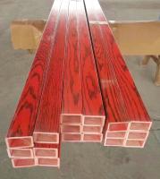 China Anti-Corrosion Wood Grain Fiberglass Composite Tube Profiles for FRP Pergola Structure 0.5m-11.6m for sale