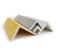 China UV Protection Pultruded Fiberglass Composite Angle Bar 20mm to 76mm Sizes for sale