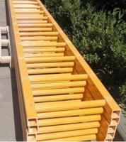 China UV-Protected FRP Pultrusion Rectangular Tube 19x19x2.6mm for Ladder and Handrail for sale