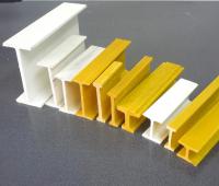 China Smooth Fiberglass I Beam 25mm to 110mm Insulated FRP Structural Profile for Industrial Use for sale