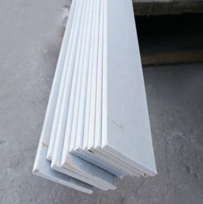 China Industrial FRP Fiberglass Flat GRP Profiles 30mm to 150mm Width Custom Lengths for sale