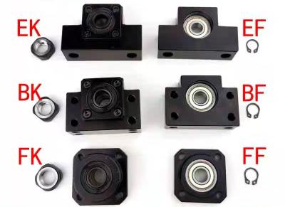 China Compact Fixed End FK FF Long Lasting Ball Screw Support Unit High Precision for sale