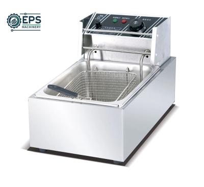 China 2.5L 3L 5L 6L Snack Fryer / Industrial Frying Machine for Commercial Food Production for sale