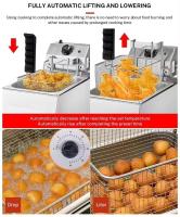 China 2.5L 3L 5L 6L Snack Fryer / Industrial Frying Machine for Commercial Food Production for sale