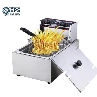 China Large Capacity Industrial Deep Fryer Machine for Large-Scale Production 2L 2.5L 3L 5L 6L for sale