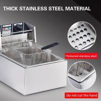 China Electric Deep Fryer Stainless Steel Frying Machine Package Size 52.00cm * 30.50cm * 29.50cm for sale