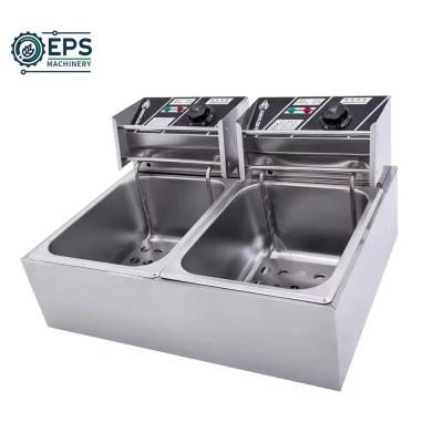 China 405X241X204mm Large Capacity Commercial Electric Fryer for Bulk Food Preparation for sale