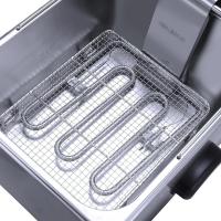 China 20kg Package Gross Weight Stainless Steel Double Tank Automatic Industrial Fryer for sale