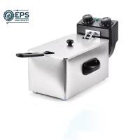 China Volume Snack Production Frying Machine with EPS 405X241X204mm Continuous Snack Fryer for sale