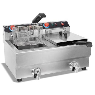China Commercial Double Fryer for Fast Food Chains Package Size 52.00cm * 30.50cm * 29.50cm for sale