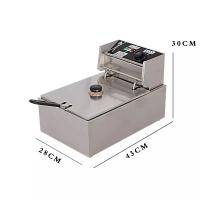 China Stainless Steel Industrial Fryer for Large-Scale Production Package Gross Weight 20kg for sale