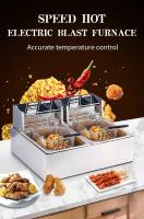 China Button Control Mod Snack Frying Machine for Chips Nuts and Snacks 20kg Gross Weight for sale