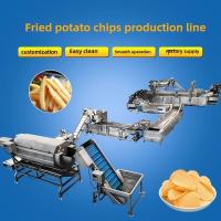 China 304 Stainless Steel French Fries Processing Machine with Thermal Processing for sale