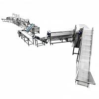 China Electric Potato Chips Making Frozen French Fries Production Line for sale