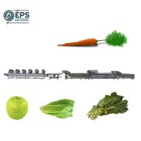 China 304 Stainless Steel Combined Fruit and Vegetable Washing and Drying Line for Products for sale