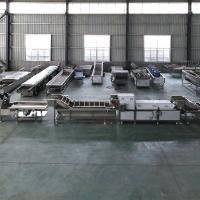 China 304 Stainless Steel Combined Fruit and Vegetable Washing and Drying Line for Products for sale