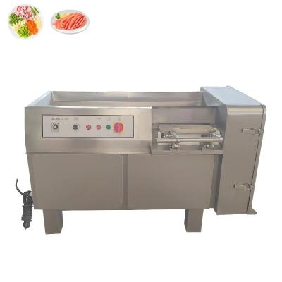 China Customized Electric Frozen Meat Cutting Machine for Steak Lamb Chicken Ribs Dicing 500kg for sale