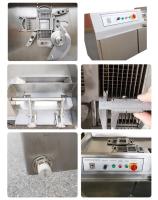 China 500kg Electric 304 Stainless Steel Frozen Meat Dicing Dicer Machine Dice Size 21 for sale
