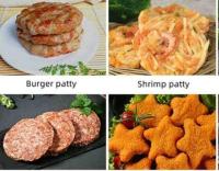 China 380V Small Scale Chicken Cutlet Octopus Meat Pie Pastry Beef Patty Forming Machine for sale