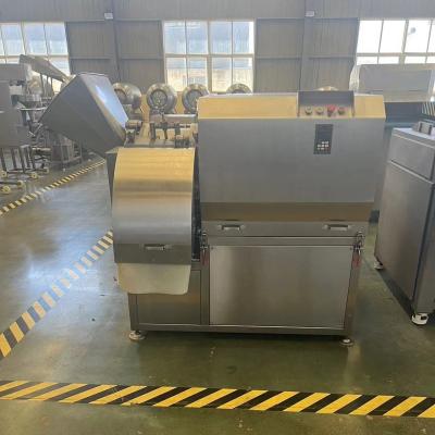 China 500kg Capacity Electrical Chicken Breast Meat Strip Dicing Machine for Meat Processing for sale