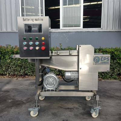 China 380V Voltage Meatball Starch Onion Rings Batter Coating Machine for Thermal Processing for sale