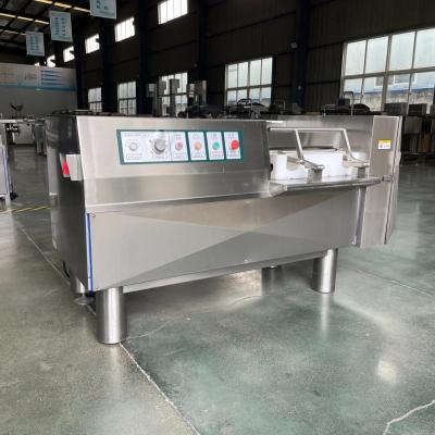 China Thermal Processing Industrial Electric Automatic Commercial Cube Meat Dicer 1480x800x980mm for sale