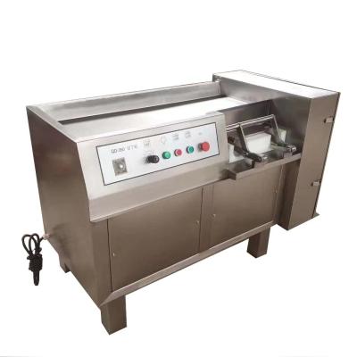 China Automatic Grade Automatic Frozen Meat Dicer Cube Cutting Machine for Pork Beef 7 Dice Size for sale